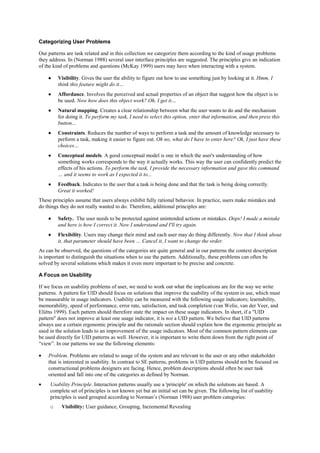 Interaction Patterns In User Interfaces | PDF