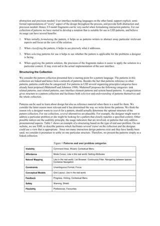 Interaction Patterns In User Interfaces | PDF