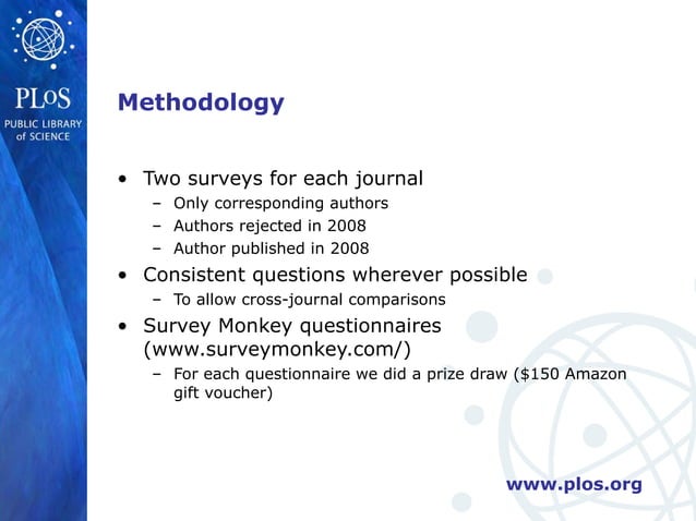 PLoS Author Research 2009 | PPT
