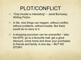 CREATIVE WRITING: Plot | PPTX