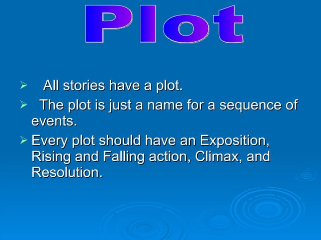 Elements of Plot