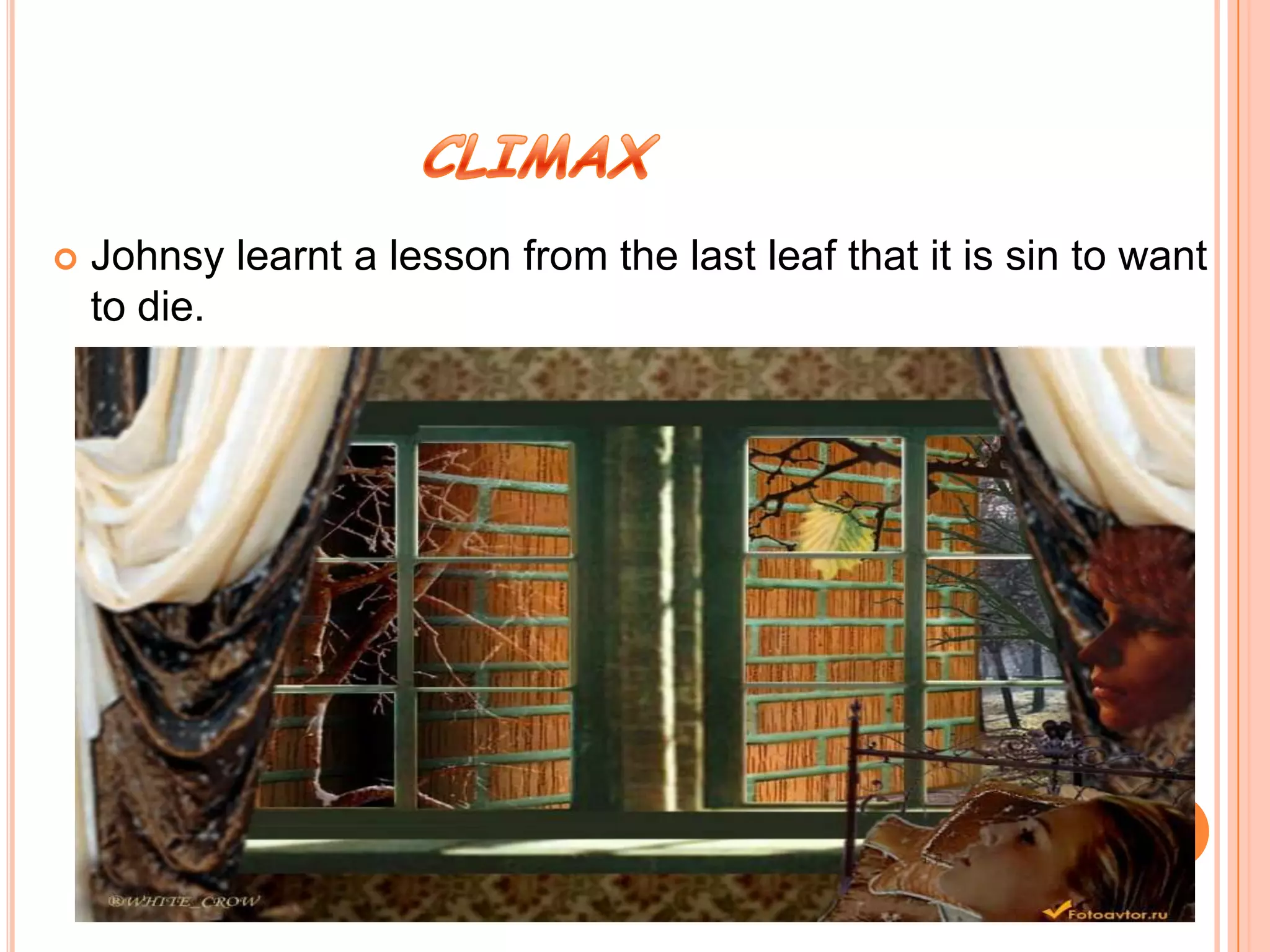 Plot analysis of last leaf | PPTX