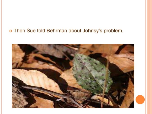 Plot analysis of last leaf | PPTX