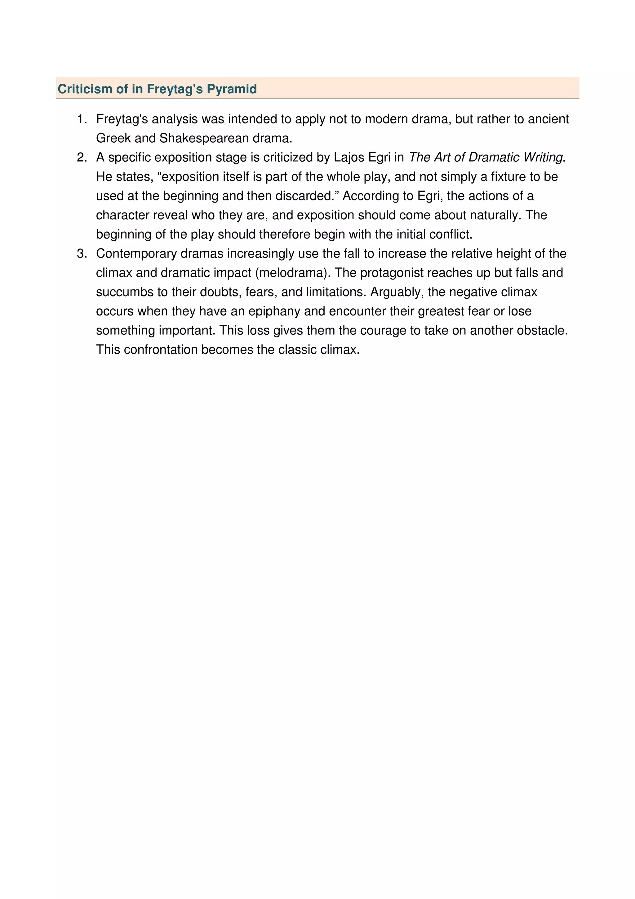 Plot and dramatic structure | PDF | Drama | Genres