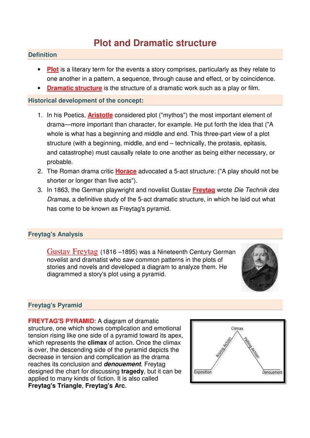 Plot and dramatic structure | PDF | Drama | Genres