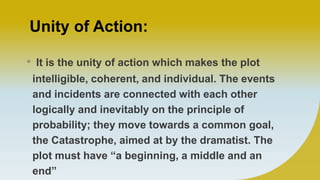 plot and unities.pptx English language and | PPTX