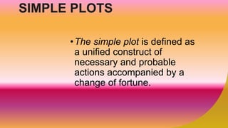 plot and unities.pptx English language and | PPTX