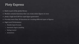 Plotly & cartopy Module in python | PPTX