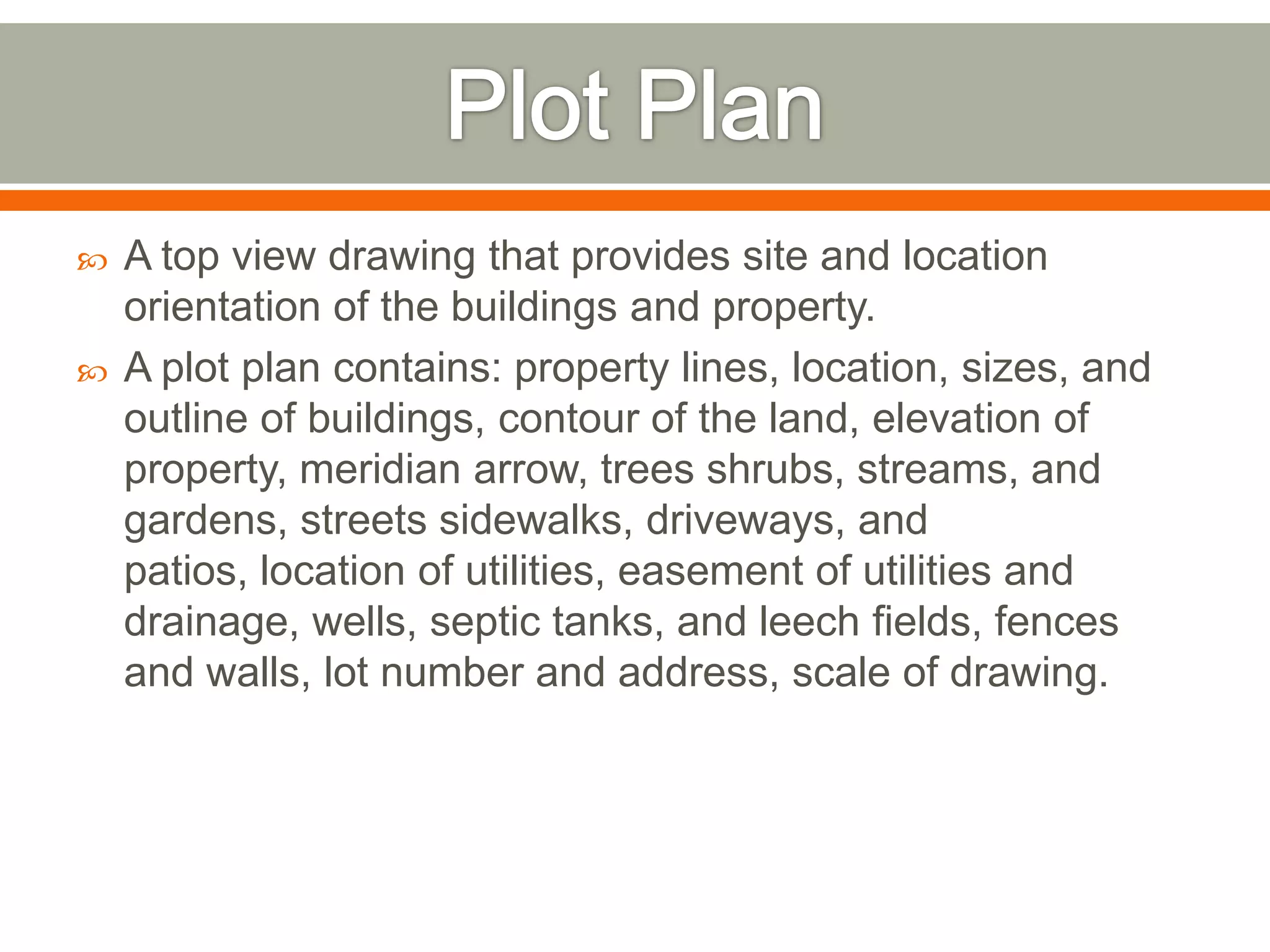 Plot plans | PPTX