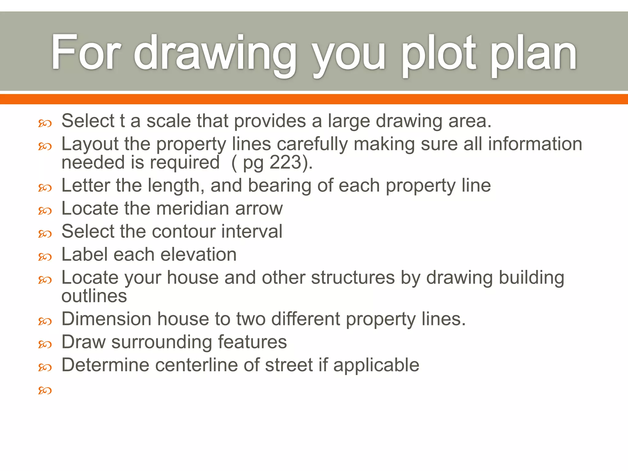 Plot plans | PPTX