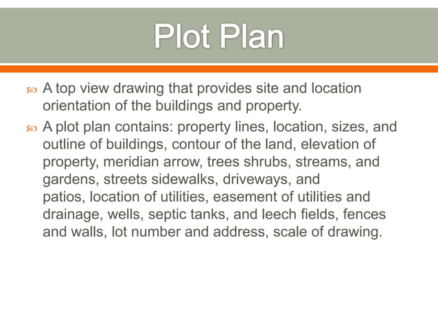 Plot plans | PPTX