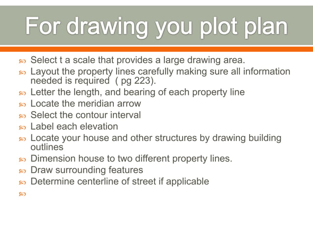 Plot plans | PPTX