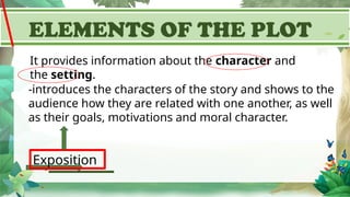 ELEMENTS OF THE PLOT- CLASSROOM OBSERVATION (COT). pptx | PPT