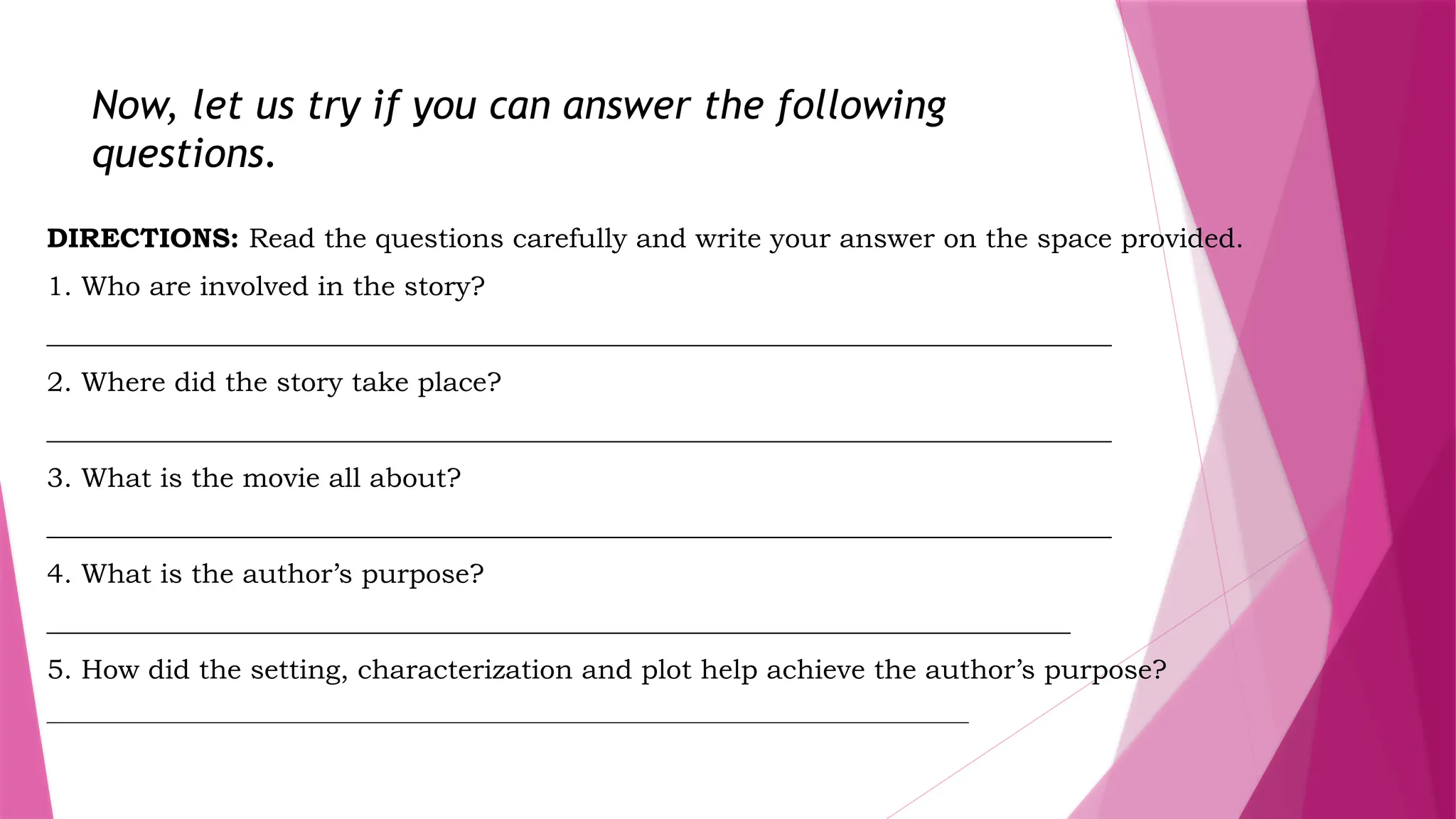 Plot, Setting, and Characterization in a.pptx