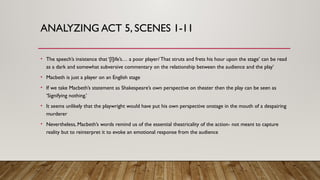 Macbeth Plot Summary- Act 5, Scenes 1-11.pptx