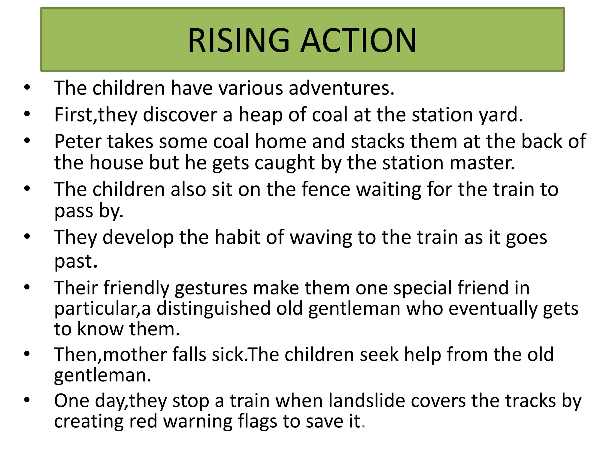 The Railway Children - Plot and Summary | PPTX