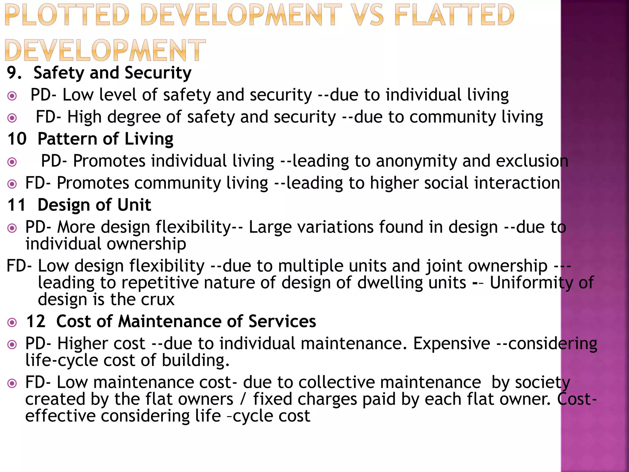 Plotted development vs flatted development | PPTX