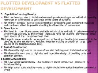 Plotted development vs flatted development | PPTX