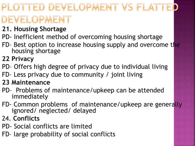 Plotted development vs flatted development | PPTX
