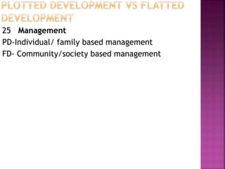 Plotted development vs flatted development | PPTX