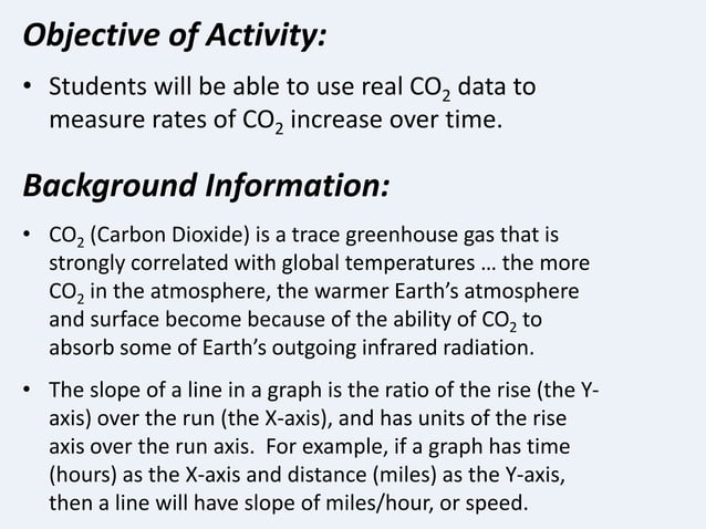 Plotting Carbon Dioxide | PPT