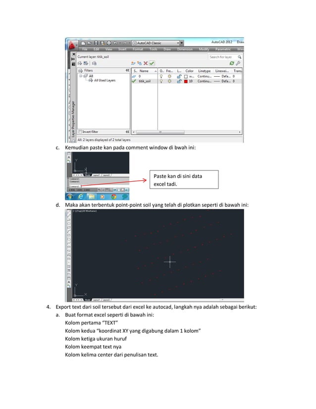 Plotting annotation titik dan_georeferensi_dg_acad | PDF