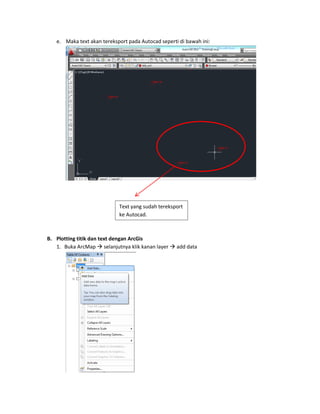 Plotting annotation titik dan_georeferensi_dg_acad | PDF