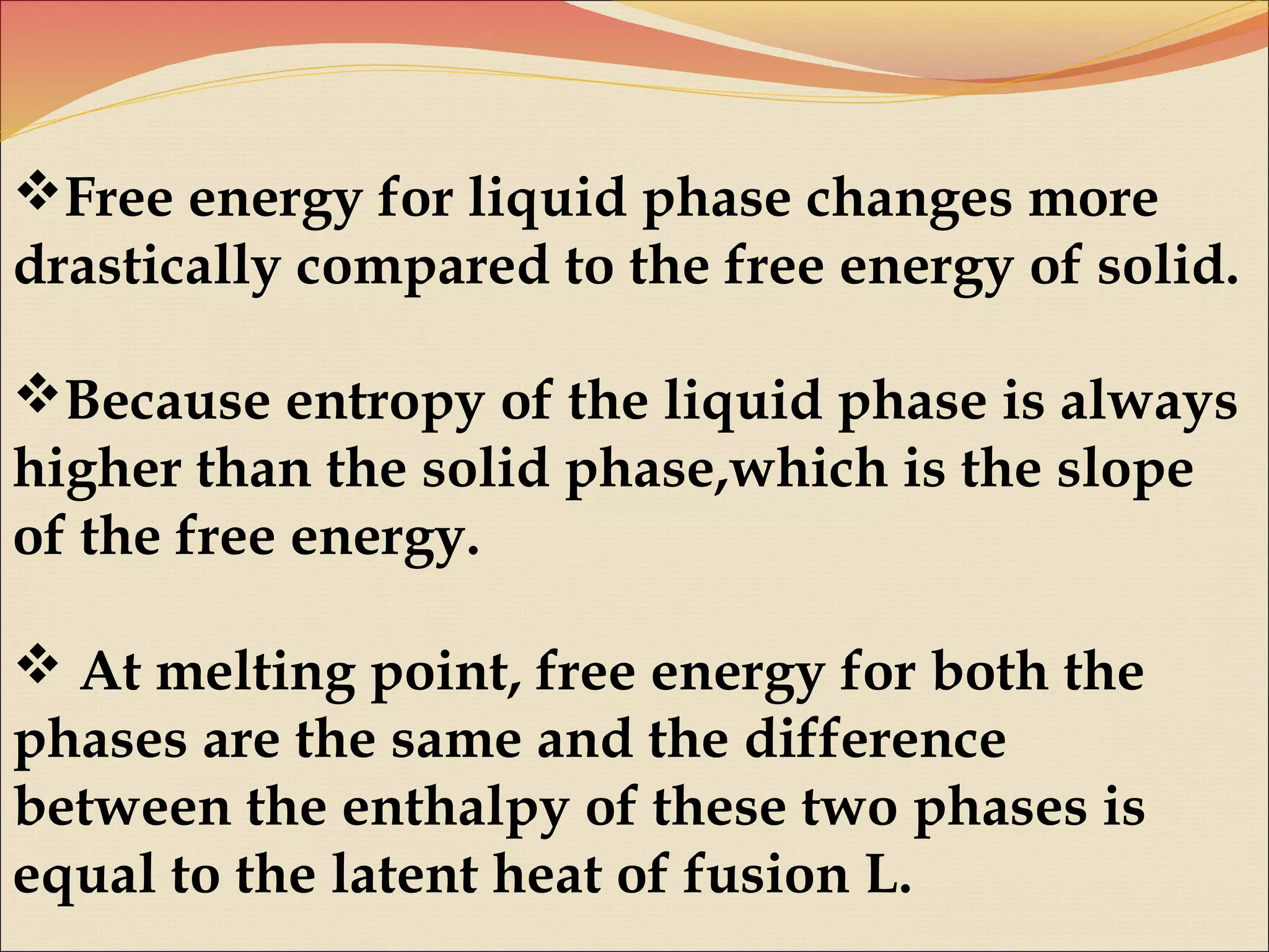 Plotting of different parameters entropy, enthalpy, gibbs free energy ...