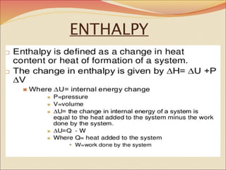 Plotting of different parameters entropy, enthalpy, gibbs free energy ...