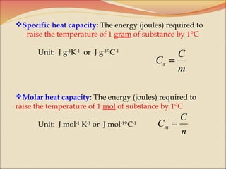Specific Heat Chart Jgc