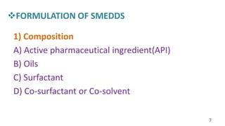 Plotting of ternery phase diagram for preparation of SMEDDS | PPTX