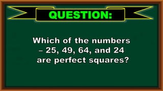 Plotting square roots on a number line | PPTX
