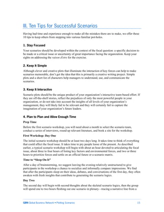 Plotting Your Scenarios | PDF