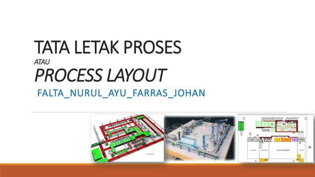 PLO tugas kelompok 7 "Process Layout" | PPTX