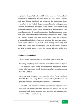 Makalah Aqidah Akhlak | DOCX