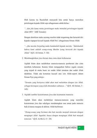 Makalah Aqidah Akhlak | DOCX