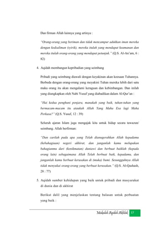 Makalah Aqidah Akhlak | DOCX