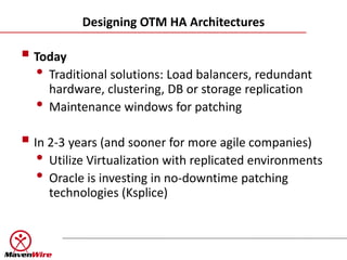 Designing Highly-Available Architectures for OTM | PDF | Cloud ...