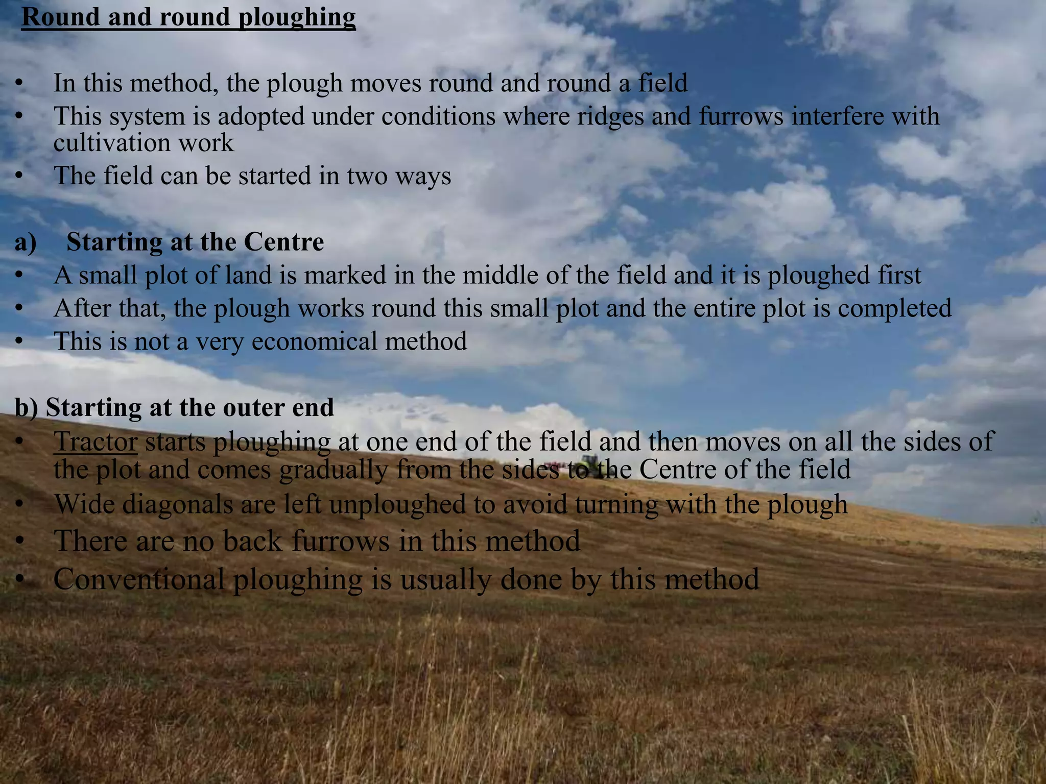 Ploughing pattern | PPTX