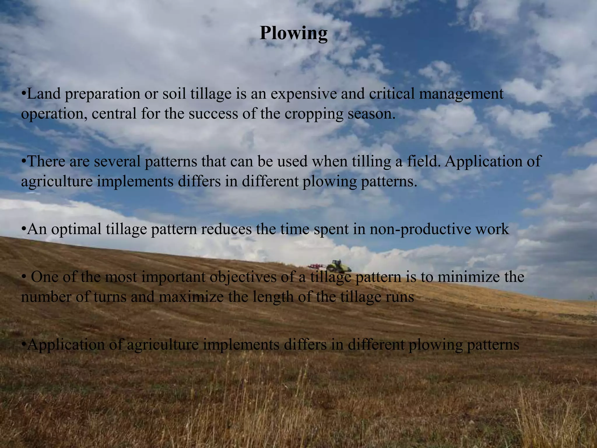 Ploughing pattern | PPTX