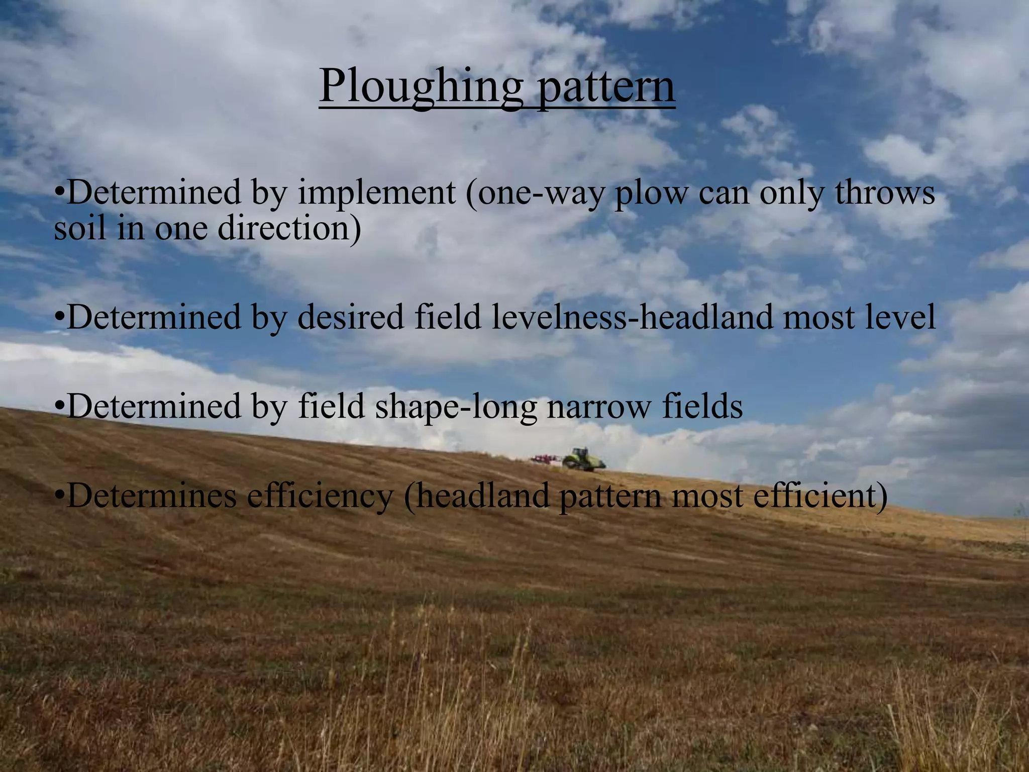 Ploughing pattern | PPTX