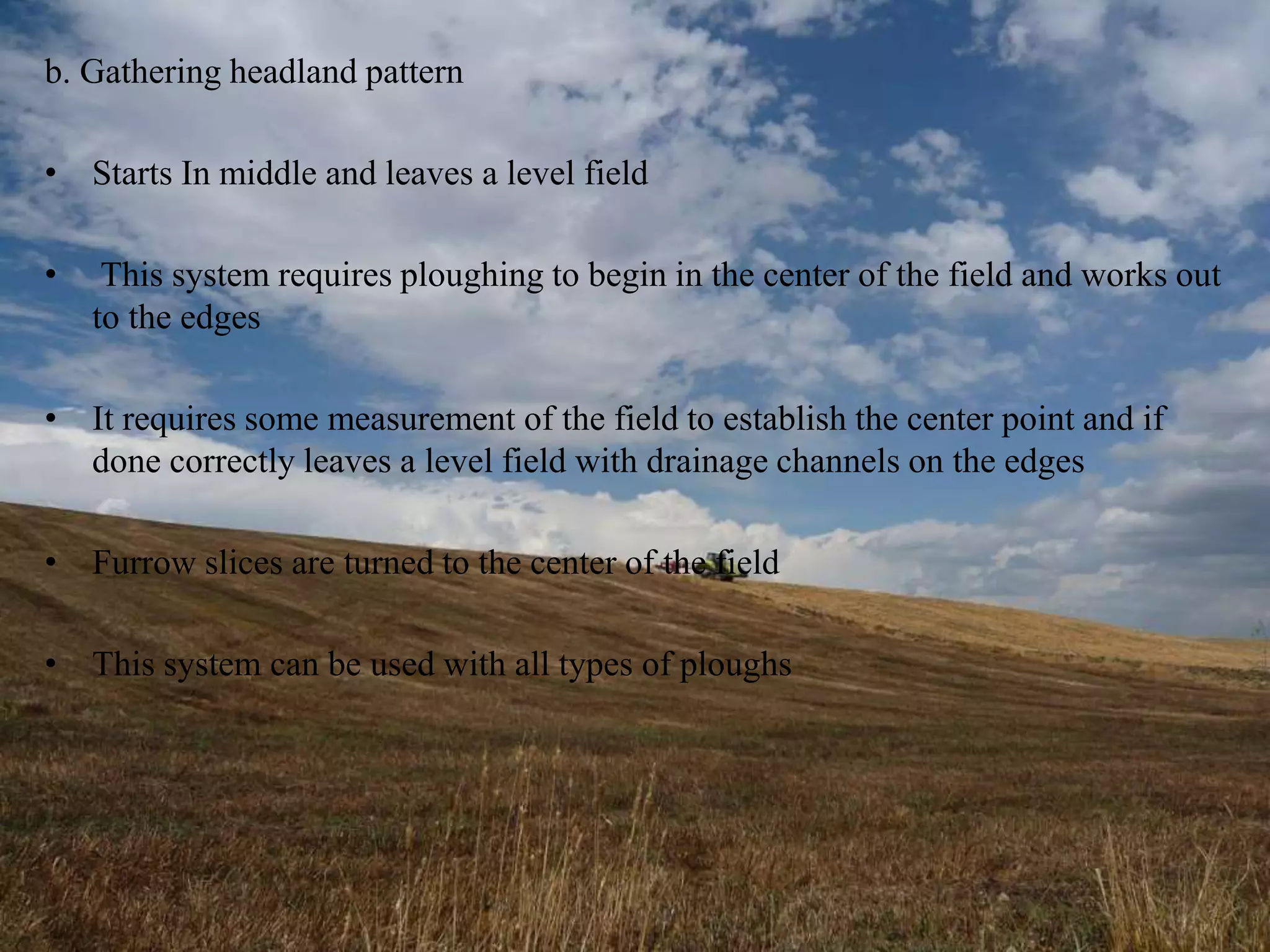 Ploughing pattern | PPTX