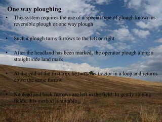 Ploughing pattern | PPT