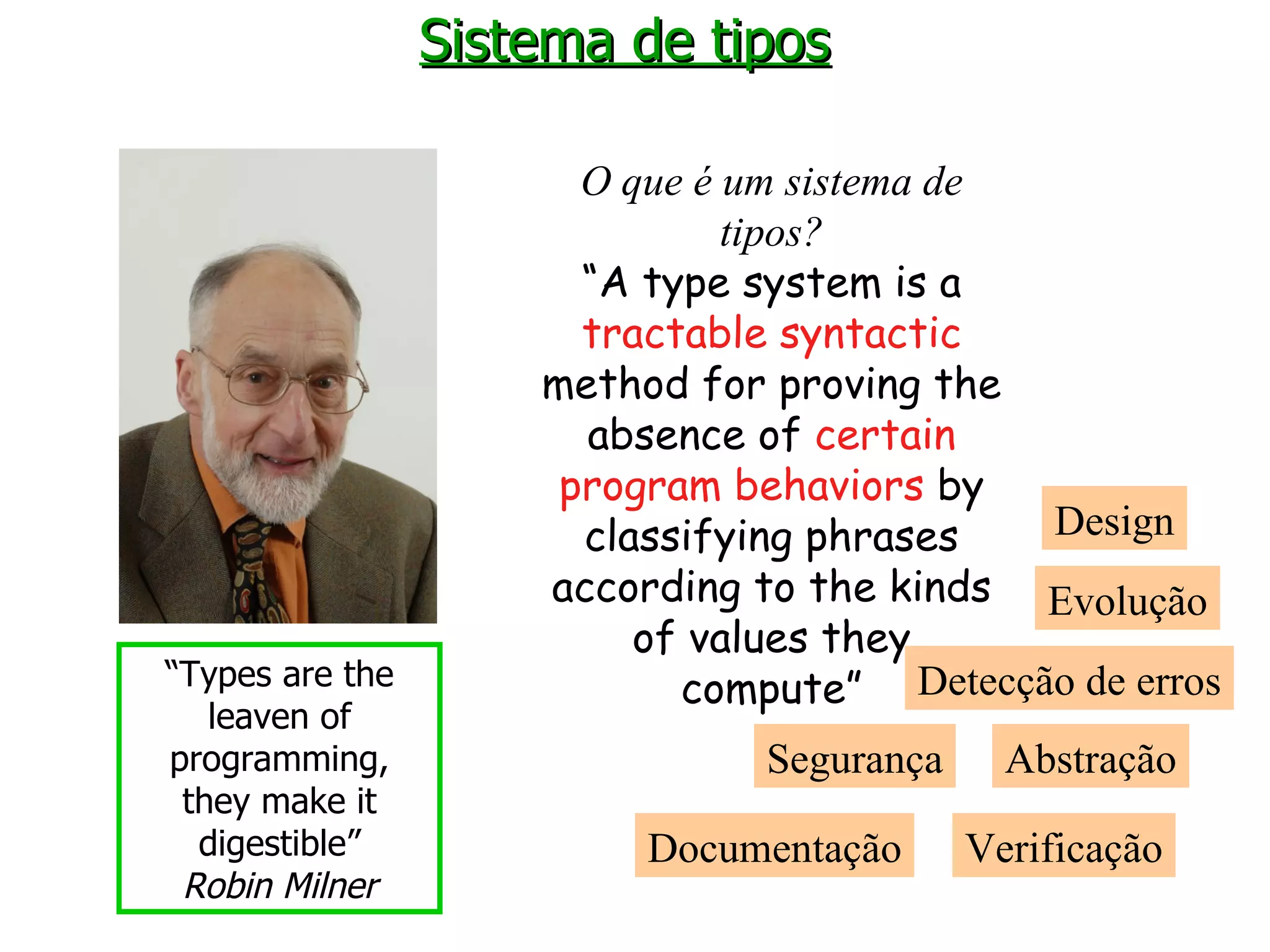 Paradigmas de Linguagens de Programacao - Aula #5 | PPT