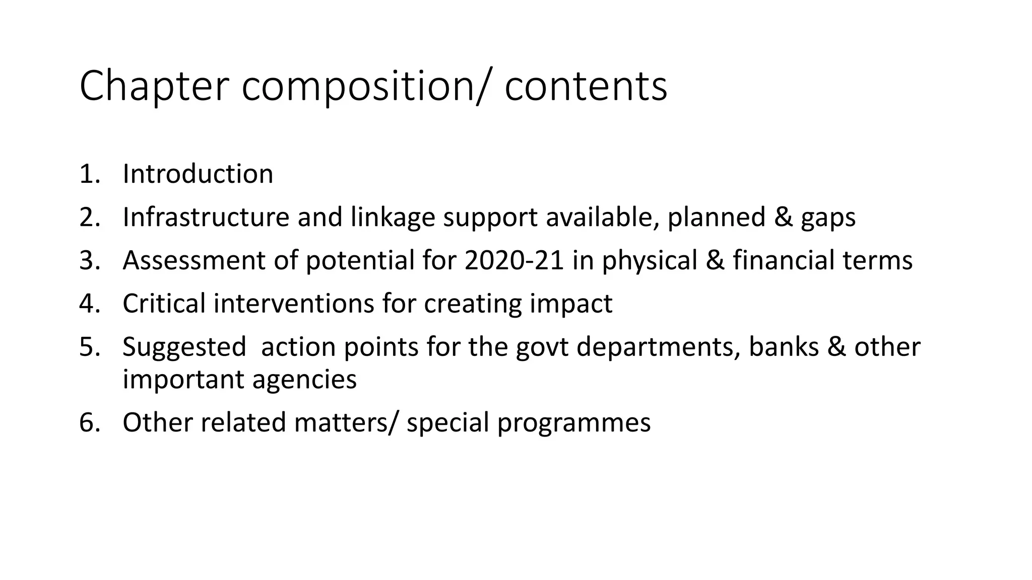 Potential Linked Plan of NABARD and its importance in DCP (District Credit Plan) | PDF