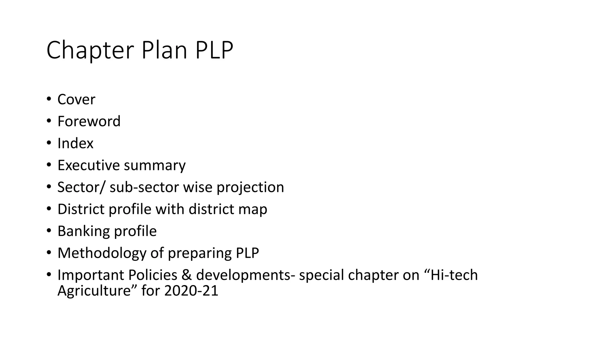 Potential Linked Plan of NABARD and its importance in DCP (District Credit Plan) | PDF