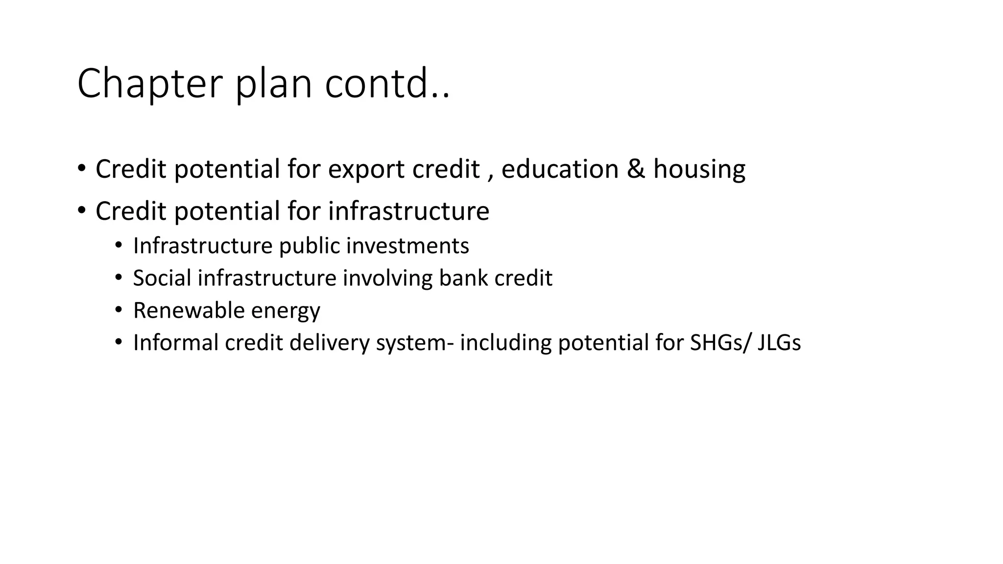 Potential Linked Plan of NABARD and its importance in DCP (District ...