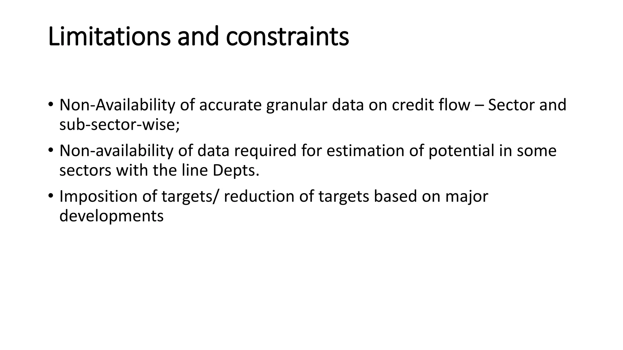 Potential Linked Plan of NABARD and its importance in DCP (District Credit Plan) | PDF