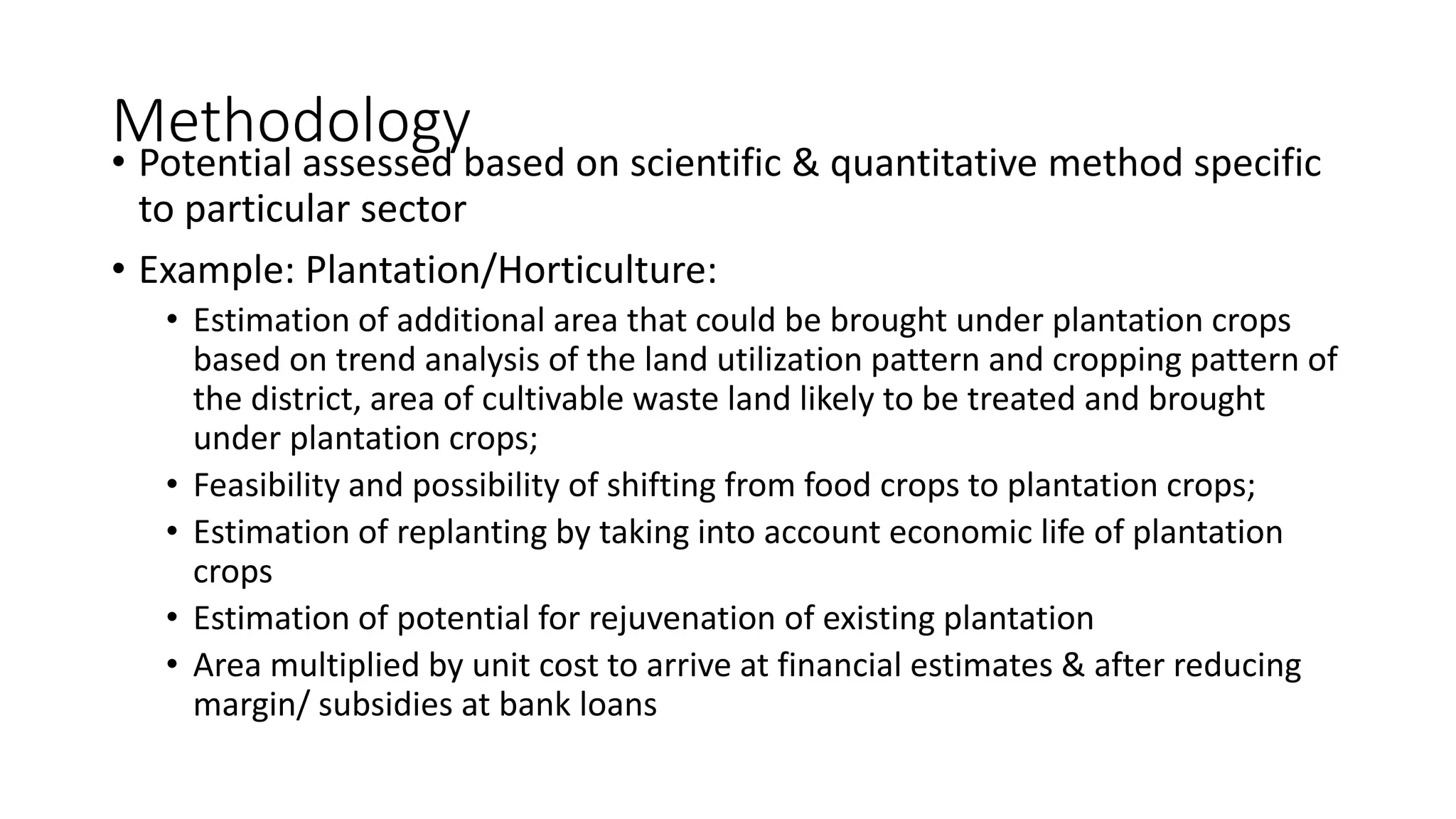 Potential Linked Plan of NABARD and its importance in DCP (District Credit Plan) | PDF
