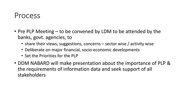 Potential Linked Plan of NABARD and its importance in DCP (District Credit Plan) | PDF ...